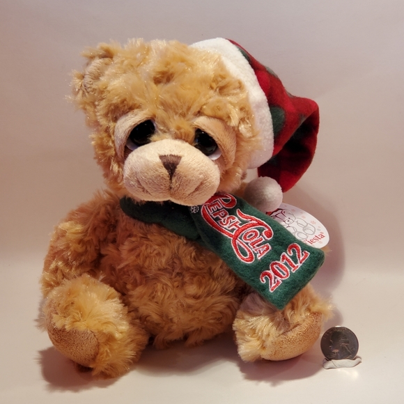 Holiday | Pepsi Cola Plush Teddy Bear Stuffed Animal Christmas Holiday ...